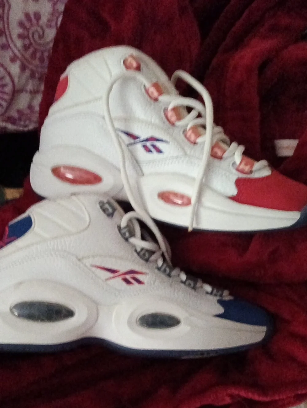 Reebok | Shoes | Llen Iverson The Answer Reebok Kids White Sneakers 35 ...